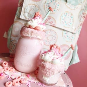 Iced Donut Milkshake! - A Yummy Treat - Live Sweet