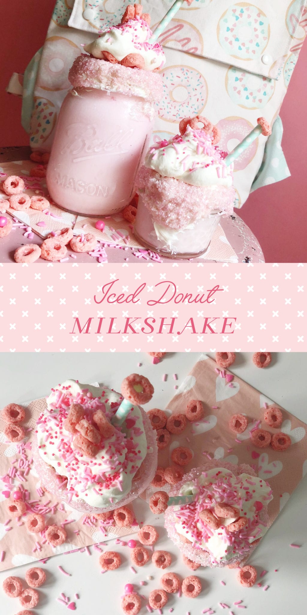 Iced Donut Milkshake! - A Yummy Treat - Live Sweet