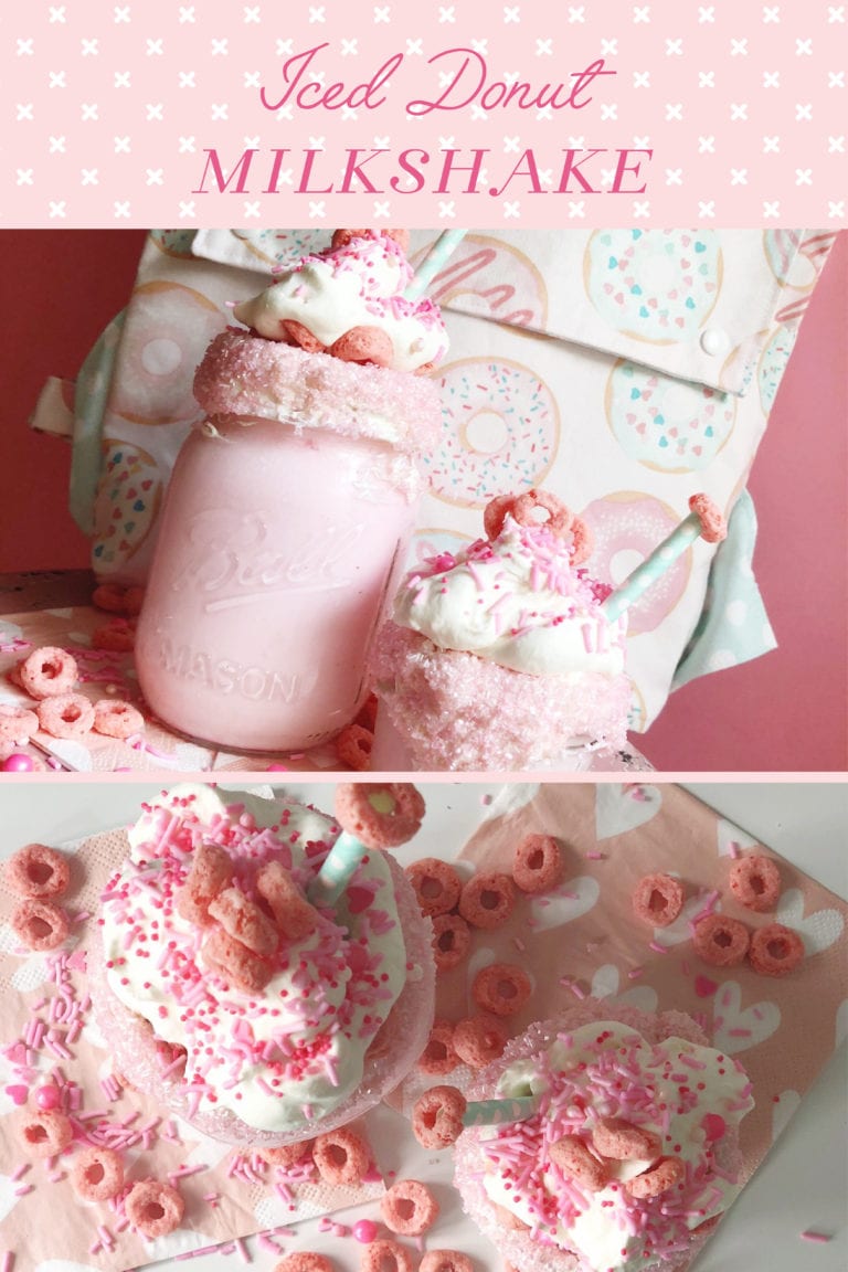 Iced Donut Milkshake! - A Yummy Treat - Live Sweet