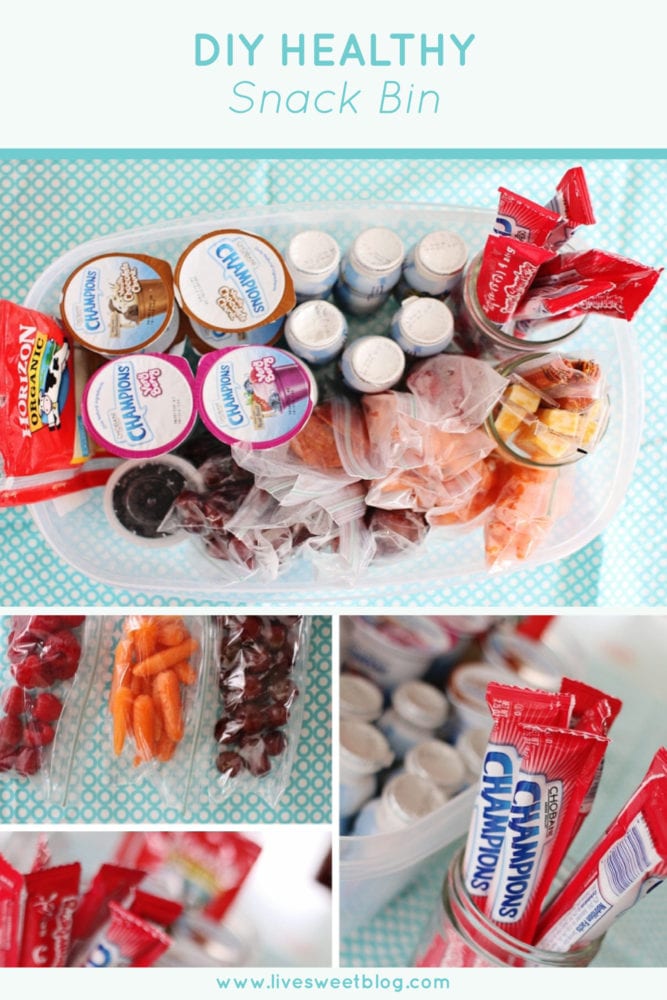 A healthy snack bin - Live Sweet