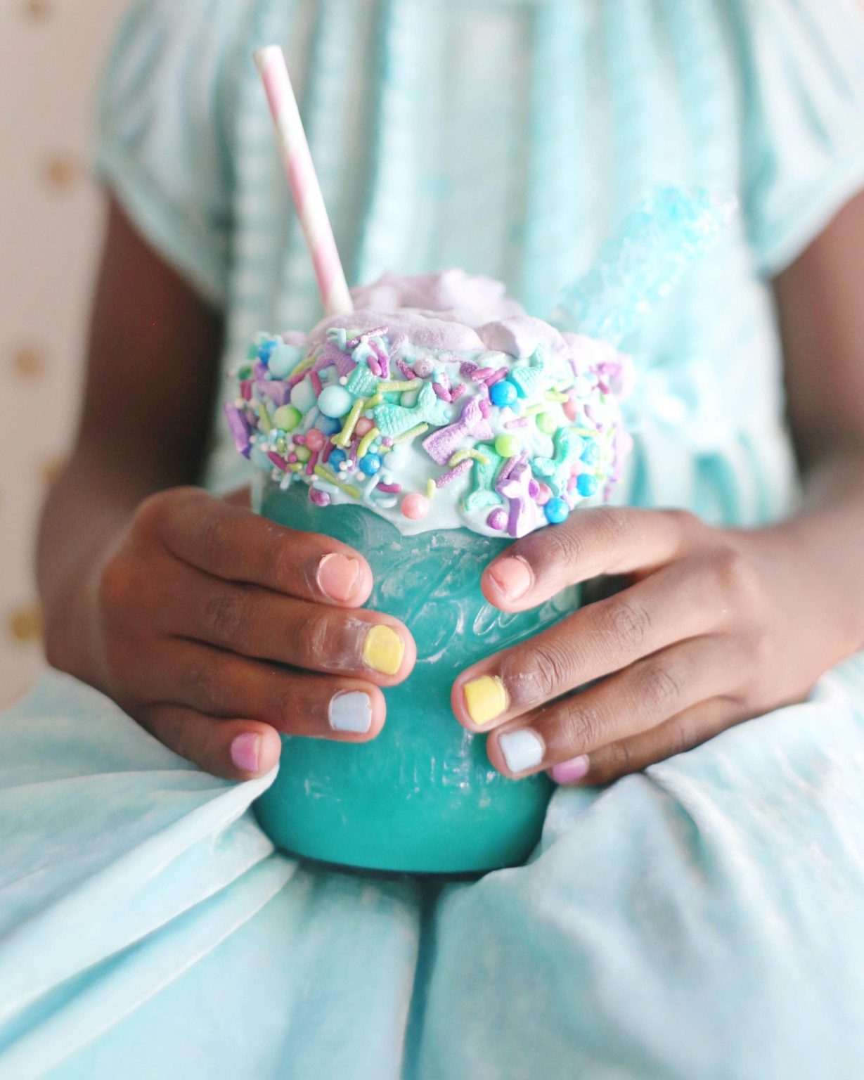 Mermaid Milkshake Recipe - Live Sweet