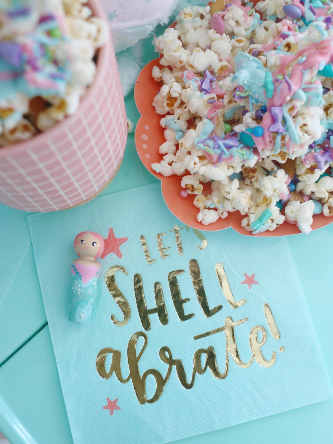 Let's Shellabrate Mermaid Popcorn - Live Sweet