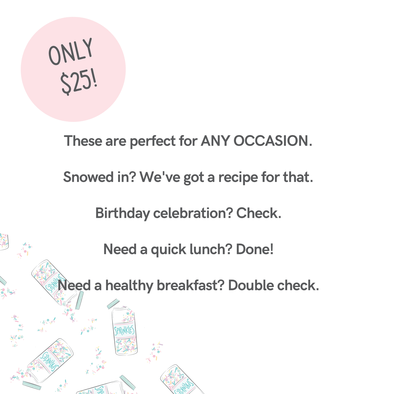 We've Got a Recipe For That! - Live Sweet