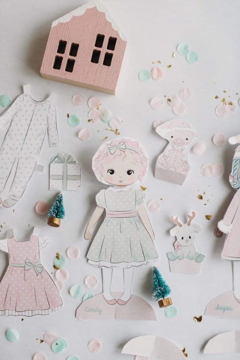 Live Sweet's Holiday Paper Dolls - Live Sweet