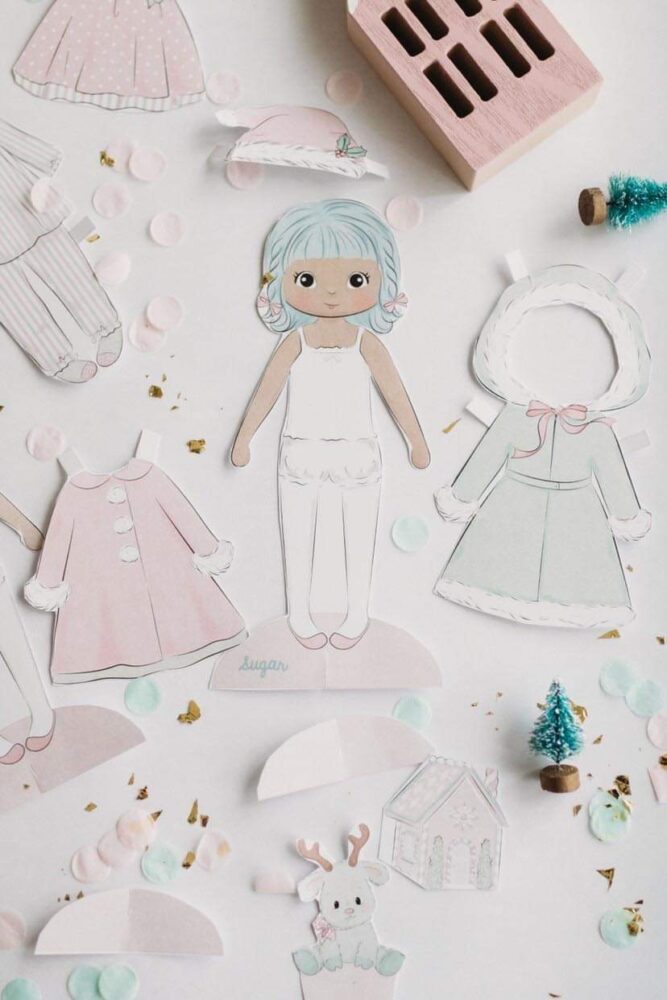 Live Sweet's Holiday Paper Dolls - Live Sweet