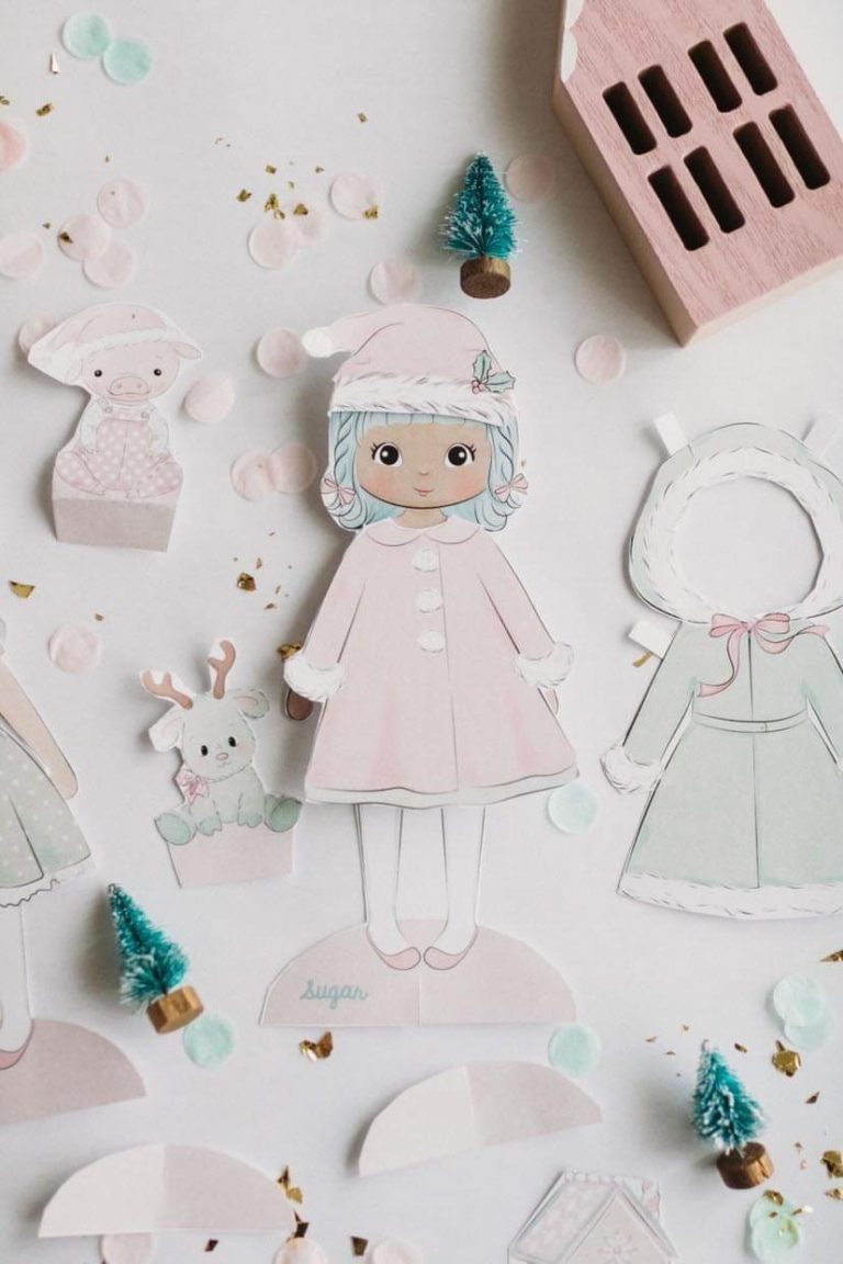 Live Sweet's Holiday Paper Dolls - Live Sweet