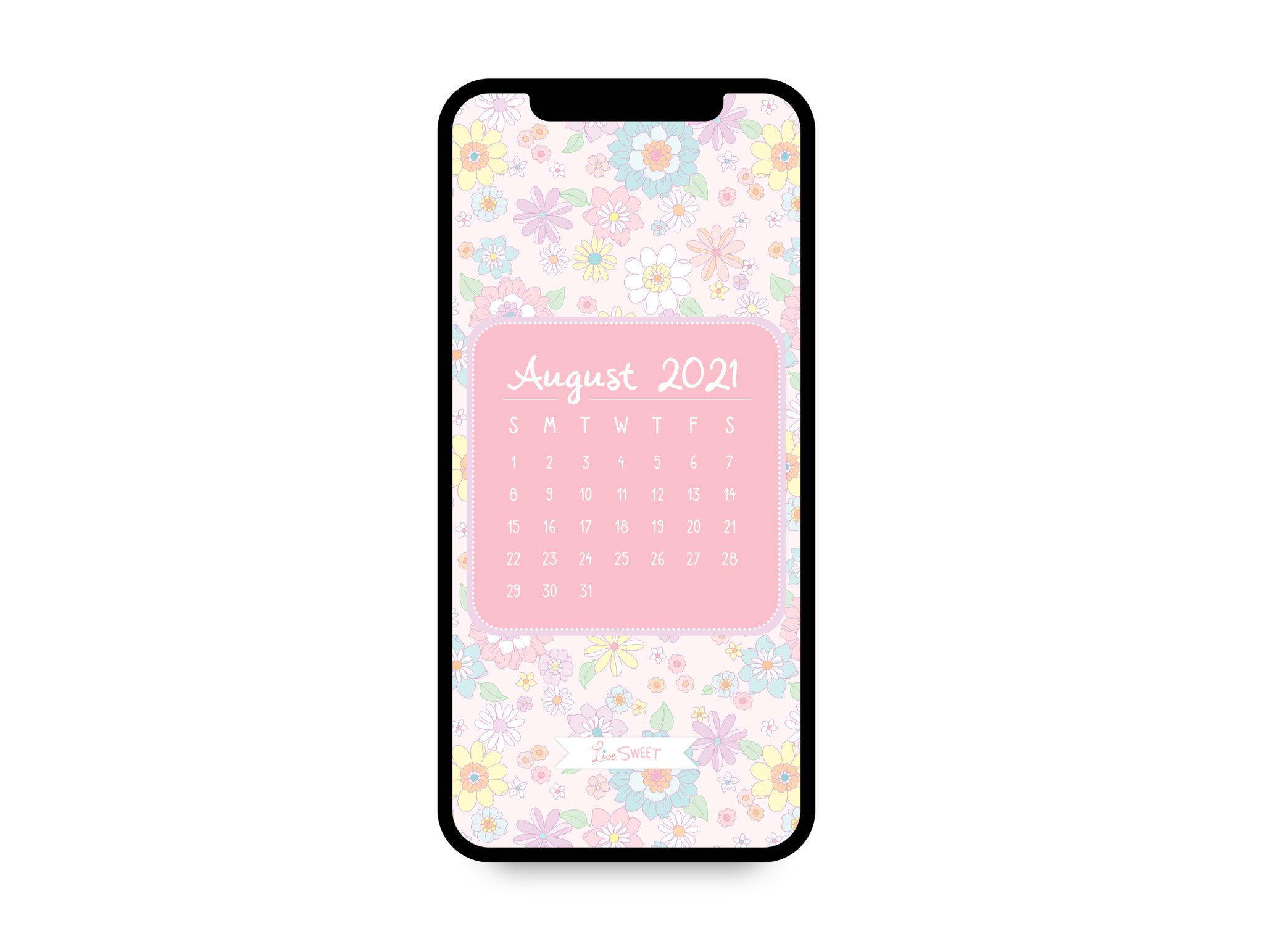 August 2021 Free Phone Wallpapers!! - Live Sweet